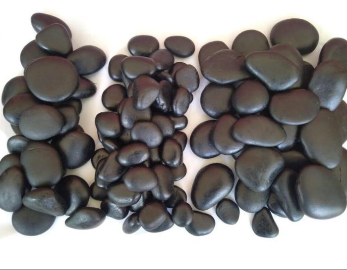 Polished Black Beach Pebbles | River Rock Landscaping | Fast Shipping