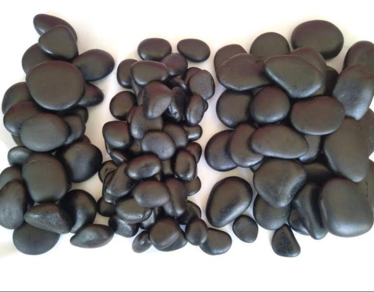 Polished Black Beach Pebbles | River Rock Landscaping | Fast Shipping
