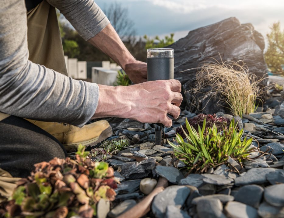 How to Prepare the Ground for Landscaping Rocks